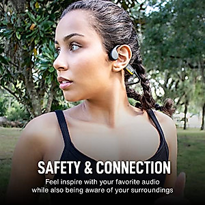 CTM ORUN2 Wireless Bone Conduction Headphones BT Open-Ear Sport Headphones - Sweat Resistant Lightweight | by Clear Tune Monitors