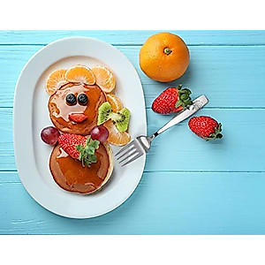 9 Piece Stainless Steel Kids Forks - Child and Toddler Safe Flatware - Kids Utensil Set - Metal Kids Cutlery Set - Includes a Total of 9 Small Kids Forks