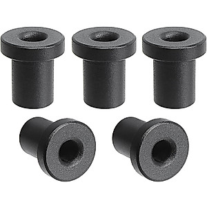 Mairuker Sliding Barn Door Hardware 1.38in Black Spacer Replacement Barn Door Hardware Kit with Screws for 16" Stud Wall (Set of 5)