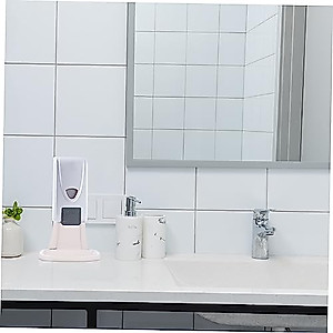 Cabilock 1pc Water Tray Household Dispenser Tray Soap Dispenser Drip Catcher Dispenser Stand Shower Containers Drip Tray Wall Foam Soap Dispenser Plastic Drip Tray White Dripper Automatic