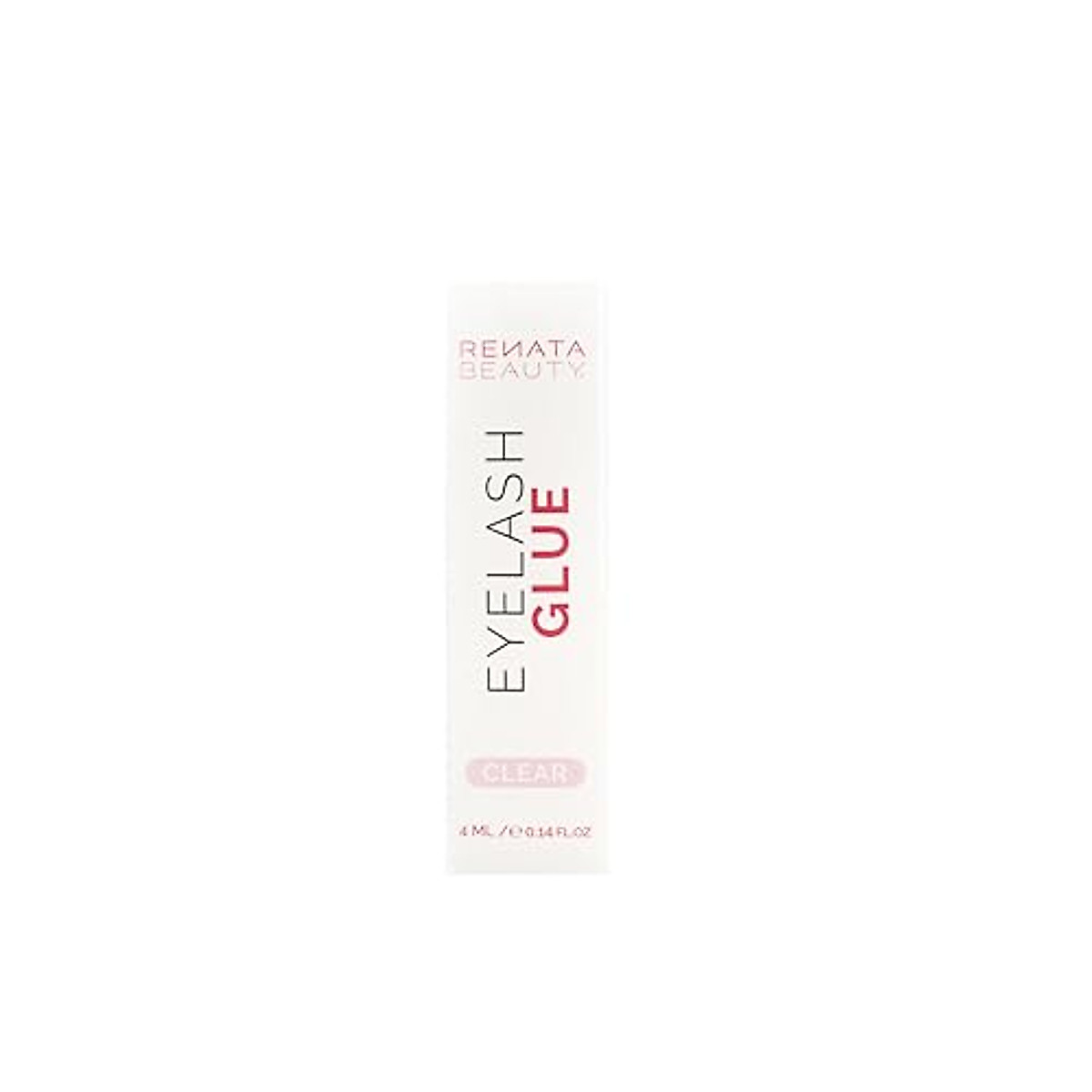 Renata Beauty Lash Glue for False Eyelash Extensions – 24 Hour Transparent Glue for False Lashes – Waterproof Cluster Lash Glue with Dual Function Flexible Brush Tube – Compatible with Glue Remover