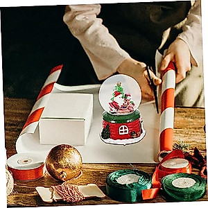 Christmas Crystal Ball Box christmas desk decoration snow globe for snow globe with music gifts Christmas music box xmas snow globes child lantern winter Glass Snow Globe