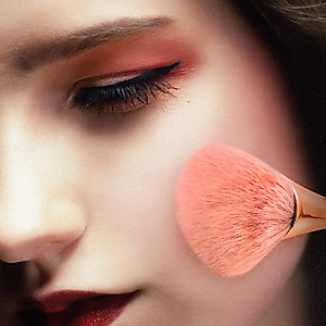 Super Large Mineral Powder Brush, Bronzer Kabuki Makeup Brush, Soft Fluffy Foundation Brush, Professional Powder Brush and Blush Brush for Daily Makeup (Grade color)