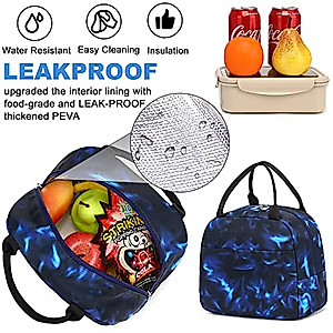 LEDAOU Backpack for Kids Boys School Bags Teen Bookbags Set School Backpack with Lunch Box and Pencil Case (Soccer Ball)