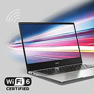 Acer Chromebook 514 Laptop | 14" FHD Touch | MediaTek Kompanio 828 Octa-Core Processor | 8GB RAM | 64GB eMMC | Wi-Fi 6 | Backlit KB | Chrome OS | Up to 15 Hours Battery Life | CB514-2HT-K0FZ, Silver