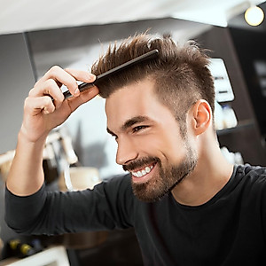 G.B.S Pocket Comb Black Course Fine and All Fine Pocket Comb, Pack of 12