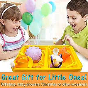 SOWOW Sand and Water Table for Toddlers – 3in1 Indoor & Outdoor Water Table for Kids – Portable Baby Water Table with Cover and Toddler Beach Toys – Sensory Bin Table for Babies & Toddlers