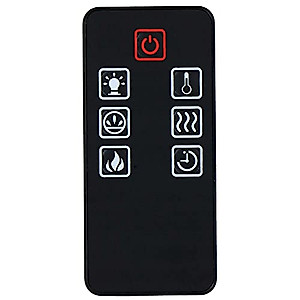 GENGQIANSI Replacement Remote Control for Thermomate EFM3607 EFM4207 EFM4807 Electric Flat Panel Wall Mount Fireplace Heater