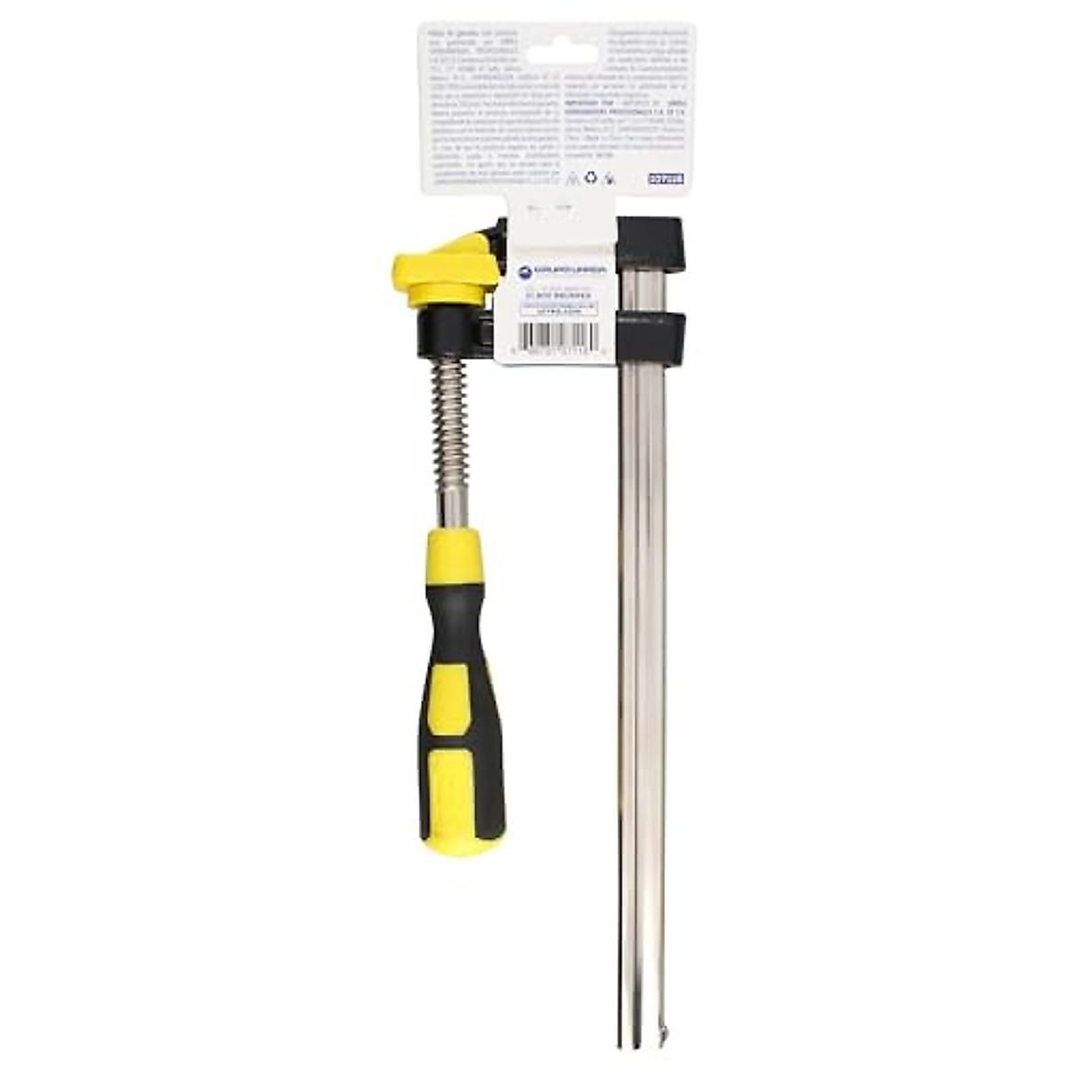 SURTEK Bar Clamp - 8" F-Clamp with Ergonomic Handle & Push-Button Adjustment - 107116