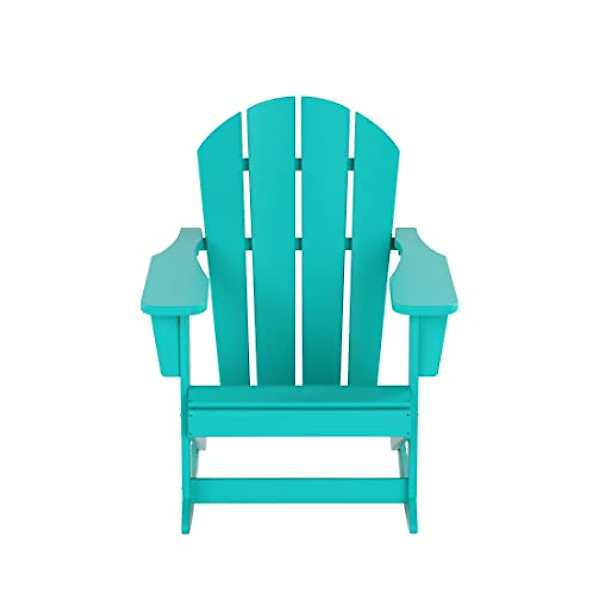 WO Home Furniture Patio Rocking Chair Outdoor Adirondack Rocker Chair (Turquoise)