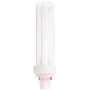 (4 Pack) PL18W/2U/2P/841 18-Watt Double Tube G24d-2 (2 Pin) Base 4100K CFL-Plug-in Replacement for Sylvania 21111 / 20678 CF18DD/841/ECO - GE 97580 F18DBX/841/ECO - Philips 383190 PL-C18W/41/USA/ALTO