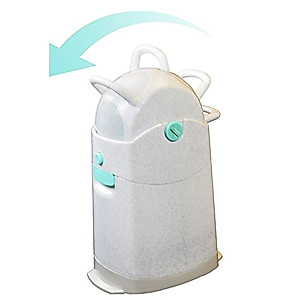 Creative Baby Tidy Diaper Pail, Marble, Marble/Blue/Gray, One Size