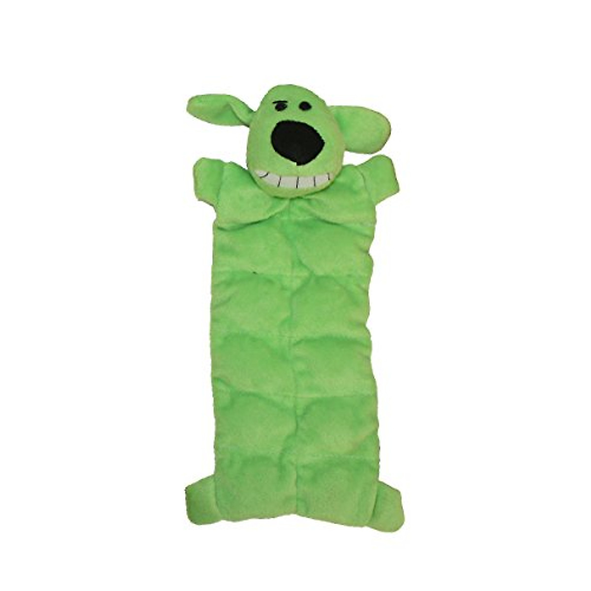 Multipet 12-Inch Squeaker Mat Soft Plush Dog Toy with 13 Squeakers, Colors may vary