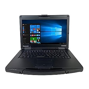 Toughbook 54, CF-54 MK3, Intel Core i5-7300U, 14.0-inch HD, 512GB SSD, 16GB, Wi-fi, TPM, BT, 4G LTE, Dual Pass, Backlit Keyboard, DVD Multi-Drive, Webcam, Win 10 Pro (Renewed)