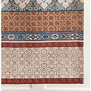 Maison d' Hermine Romane 100% Cotton Table Runner Farmhouse Tabletop Cover for Home Kitchen Dining Décor Cocktail Parties Family Dinners Wedding Thanksgiving/Christmas (Single Layer, 14.50"x108")