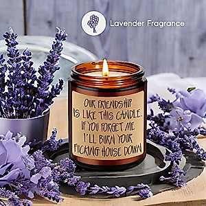 GSPY Friendship Candle, BFF Gifts for Women, Men - Moving, Going Away Gifts for Friends, Coworker Leaving Gifts - Best Friend Candle, Bestie Gifts - Funny Goodbye, Birthday Gifts for Friends Female