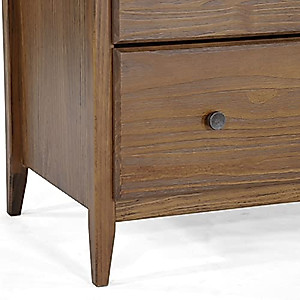Grain Wood Furniture Greenport 6-Drawer Dresser, Brushed Walnut