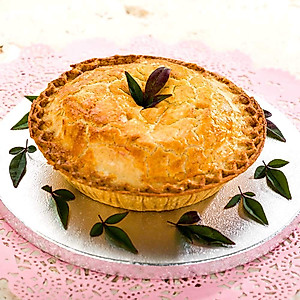 Restaurantware Pastry Tek 12 x 12 Inch Lace Doilies 100 Decorative Tableware Placemats - Disposable Round Pink Paper Table Doilies For Birthdays Or Weddings Table Decor