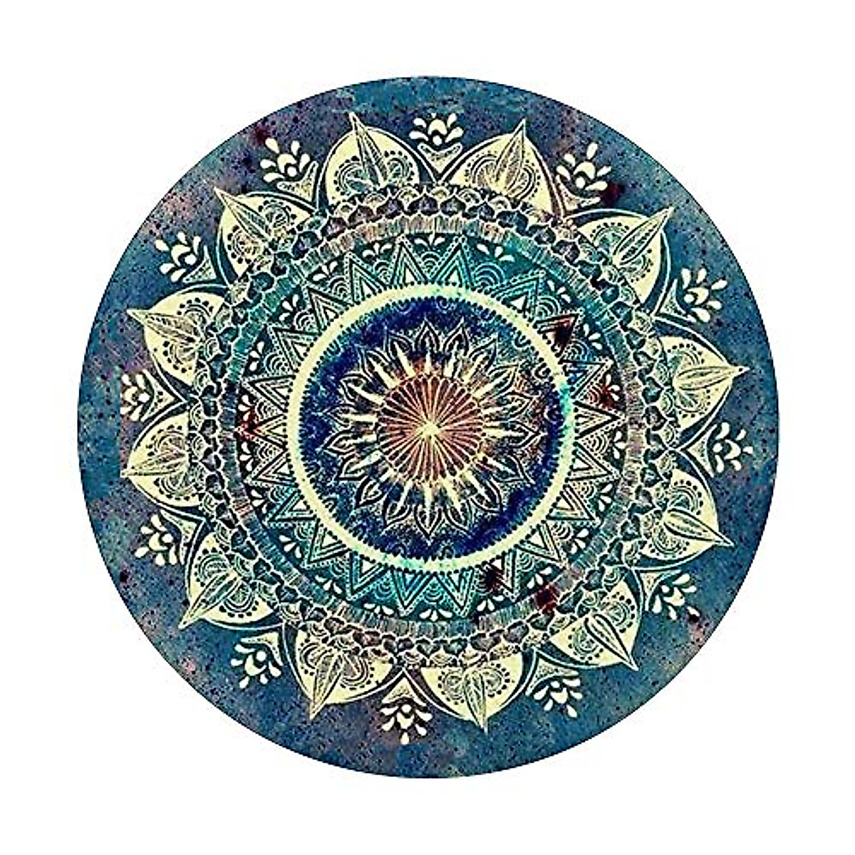 Blue Mandala Pop Mount Socket Cute Divine Stars Mandala PopSockets PopGrip: Swappable Grip for Phones & Tablets