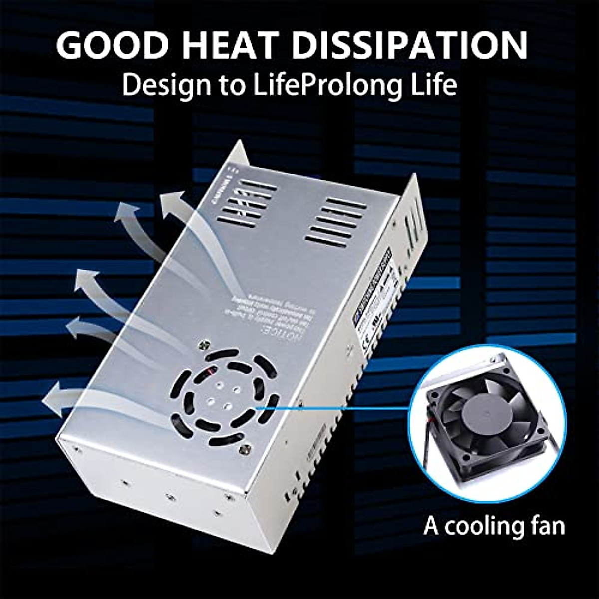 Chengliang Power Supply Dc 24v 17a 400w Original Ender 3 3D Printer Switching PSU UL Certified