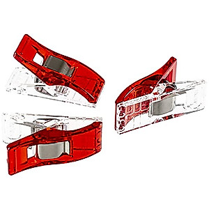 Clover Wonder Clips Pkg of 50, Red