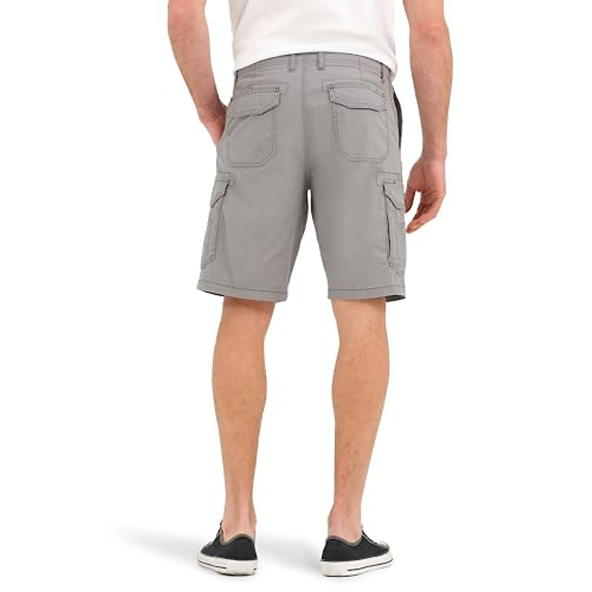 Lee Men's Extreme Motion Swope Cargo Short, Silver, 40