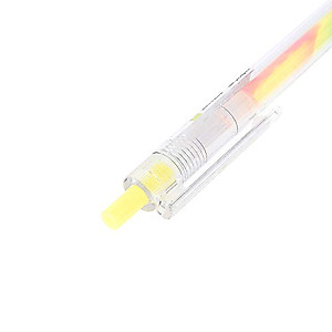 Mnixy Youkai Rainbow Color Gel Ink Rollerball Pen Retractable（5 pack）