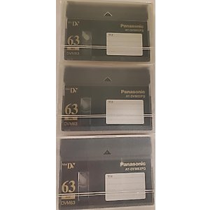 3 Mini DV MiniDV VIDEO TAPE CASSETTEs for Canon Elura 2