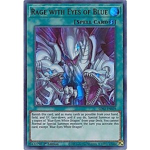 Rage with Eyes of Blue (Green) - LDS2-EN029 - Ultra Rare - 1st Edition