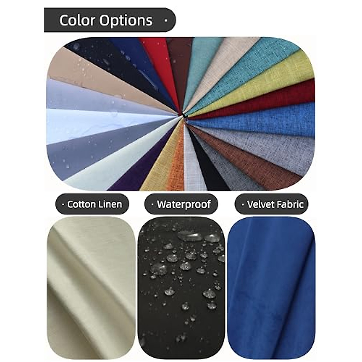 SINCERE Custom Sized Bench Cushion Pad, Bay Window Pillow, Seat & Back Cushion Replacement for Sagging Sofa, Couch Booster Foam Cushions Chair Pads, Indoor Outdoor Daybed RV Camper Van Cushions