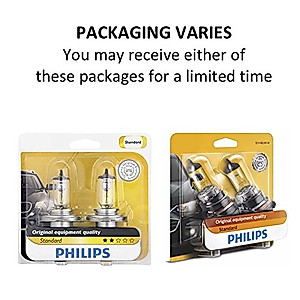 PHILIPS - 12362B2 H11 Standard Halogen Replacement Headlight Bulb, 2 Pack