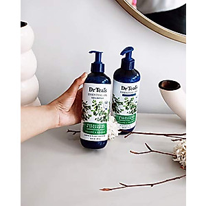 Dr Teal's Spearmint Volume & Bounce Essential Oil Shampoo, Sulfate Free, Eucalyptus, 16 Fl Oz