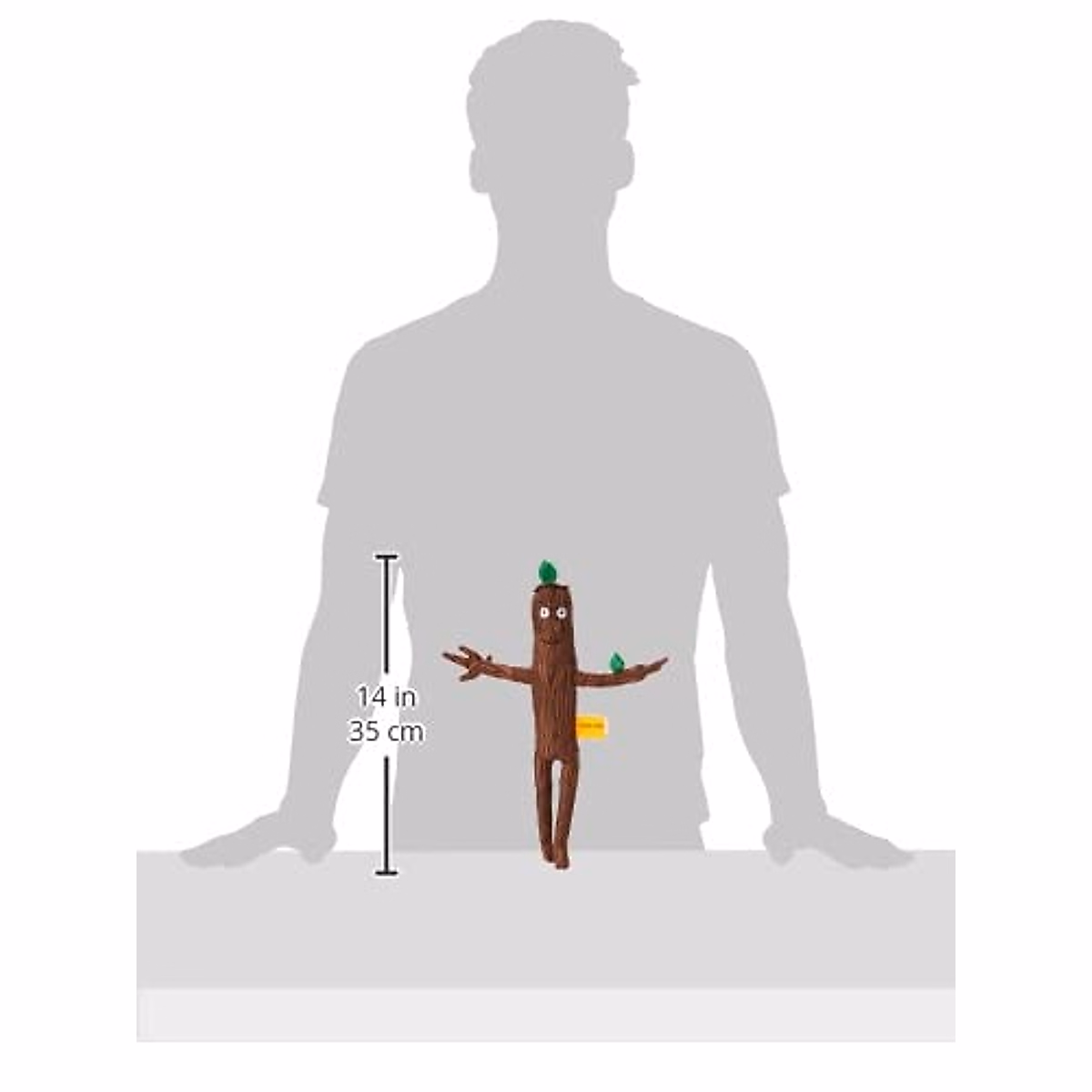 Aurora Gruffalo, Official Merchandise, 60573, The Stick Man, Soft Toy, Brown, 15 cm