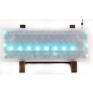Clack Polycarbonate Mechanical Keyboard - Cherry MX Reds - Hot swappable - GK64