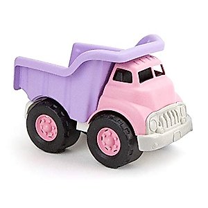 Green Toys Dump Truck, Pink/Purple CB - Pretend Play, Motor Skills, Kids Toy Vehicle. No BPA, phthalates, PVC. Dishwasher Safe, Recycled Plastic, Made in USA.