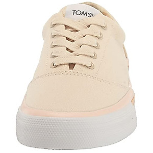 TOMS Women's Fenix Lace-Up Sneaker, Beige, 11