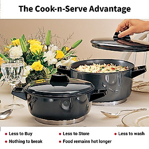 Cook-n-Serve Bowl 5 Litre, 23 cm DIA, 4.06 mm THICK with HA lid