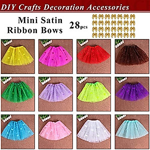 Gold Glitter Tulle Rolls 6 Inch by 50 Yards Sparkle Fabric Ribbon for DIY Tutu Skirt Sewing Bow Wedding Decorations Craft Supplies