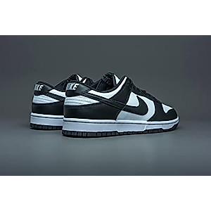 Nike Dunk Low Retro Men's Basketball Shoes, White Black White, 11 US