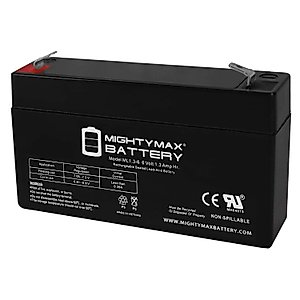 Mighty Max Battery 6v 1.3ah Replacement Battery for Universal Battery ub613k