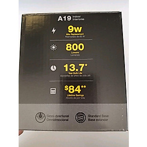 Utilitech 8-Pack 60 W Equivalent Soft White LED Light Bulb