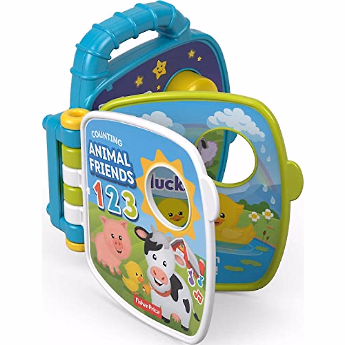 Fisher-Price Laugh & Learn Counting Animal Friends, Musical Baby Book