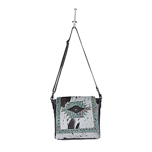 Myra Bag Teal Flowers Concealed Bag S-3979
