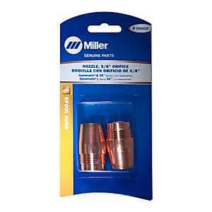 Miller 050622 Nozzle, 5/8 Orf X 1-5/8 Large, 2 pack