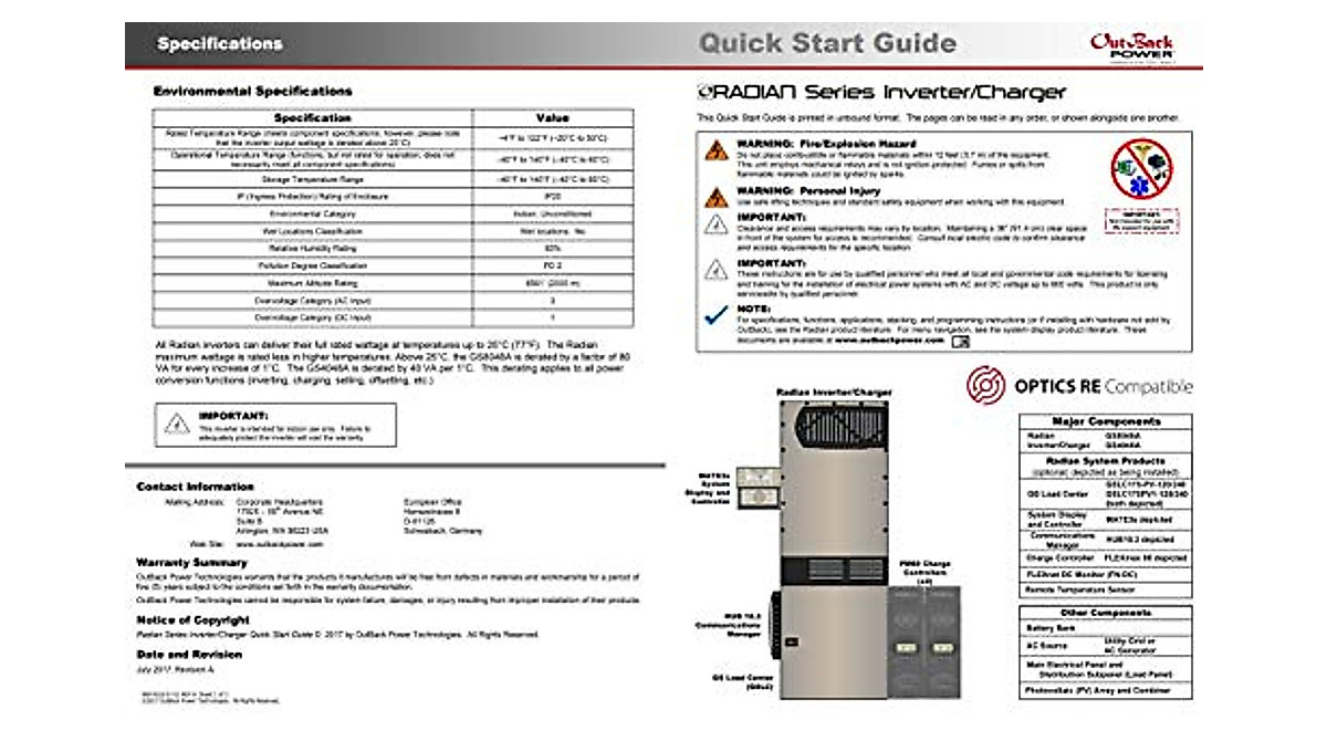 OutBack Power GSLC-PV-300VDC: Efficient Energy Solutions