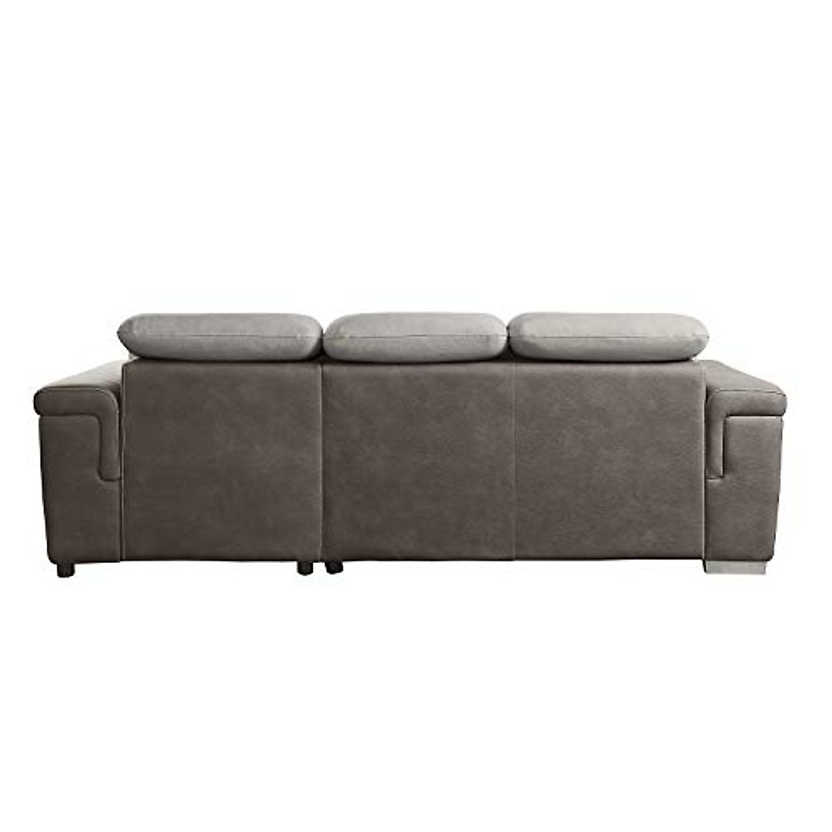 Lexicon Otis Living Room Sectional Sofa Sleeper with Storage, Two-Tone