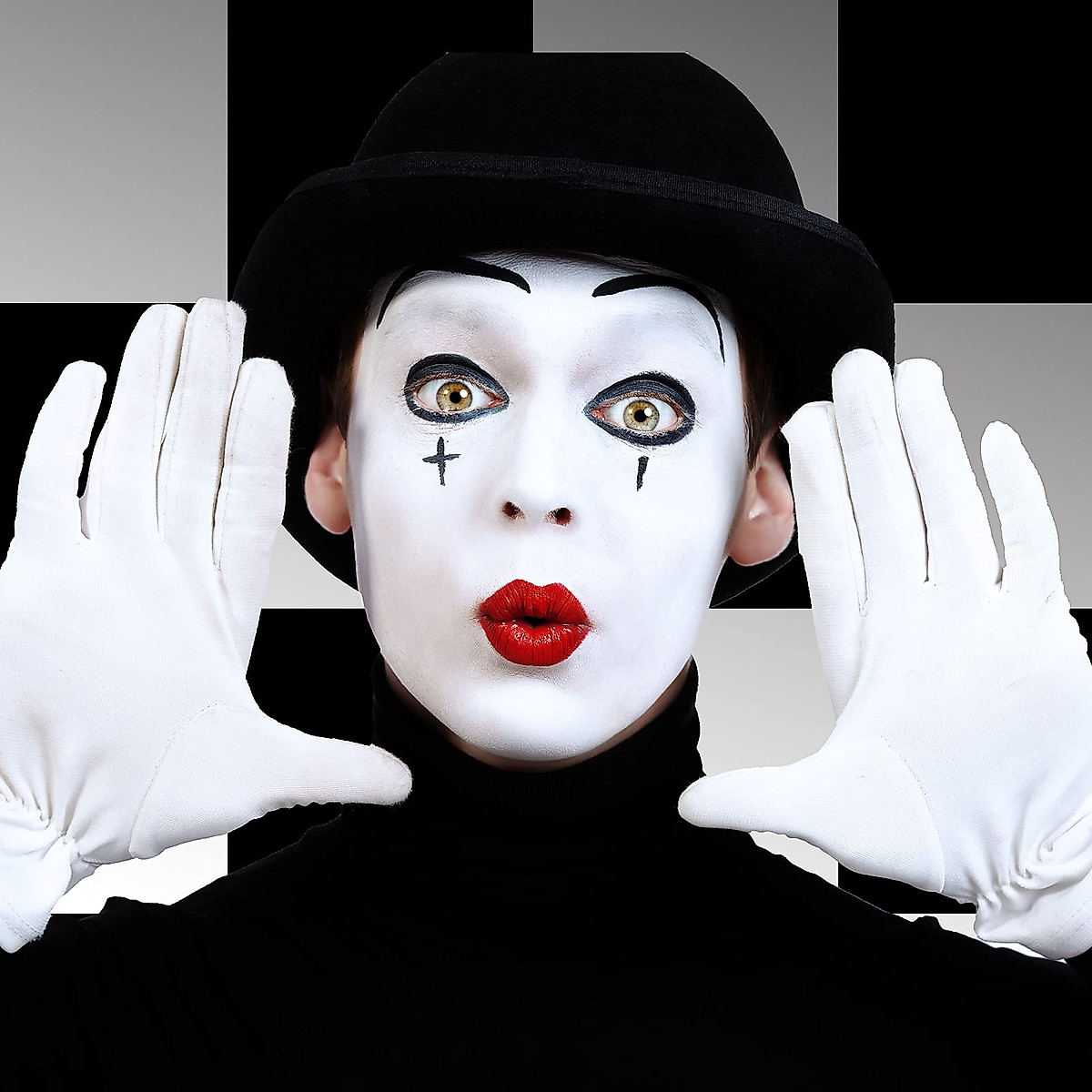 BOBISUKA White Face and Body Paint,Professional Oil Based Creamy Painting Palette For Party Halloween Stage Cosplay Clown Sfx Makeup - Non Toxic For Adults And Kids (Large 70g/2.46oz)