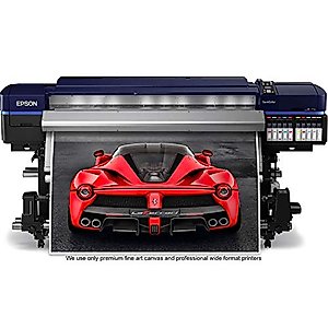 Canvas Art Print of XOTIKS Ferrari F40 - Fine Art Giclee Canvas Print Wall Art. Professional gallery wrap style and ready to hang Photo on Canvas Gallery Wrap Wall Display. (402) (24" x 36")
