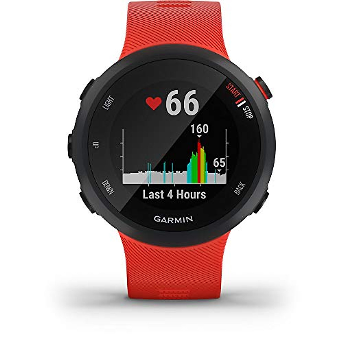 Garmin 010-N2156-06 Forerunner 45 GPS Heart Rate Monitor Running Smartwatch (Lava Red) - (Renewed)