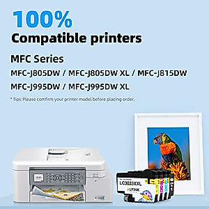 FLYINK 3033XXL Ink Cartridge Replacement for Brother LC3033XXL Work for MFC-J995DW MFC-J995DWXL MFC-J815DW MFC-J805DW MFC-J805DWXL Printer